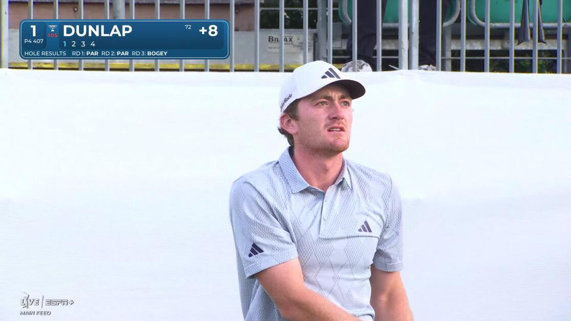 Nick Dunlap | Round 4 | 1st hole | Shot 1 | 2025 RBC Heritage