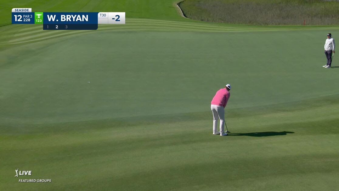 Wesley Bryan | Round 2 | 12th hole | Shot 2 | 2024 The RSM Classic