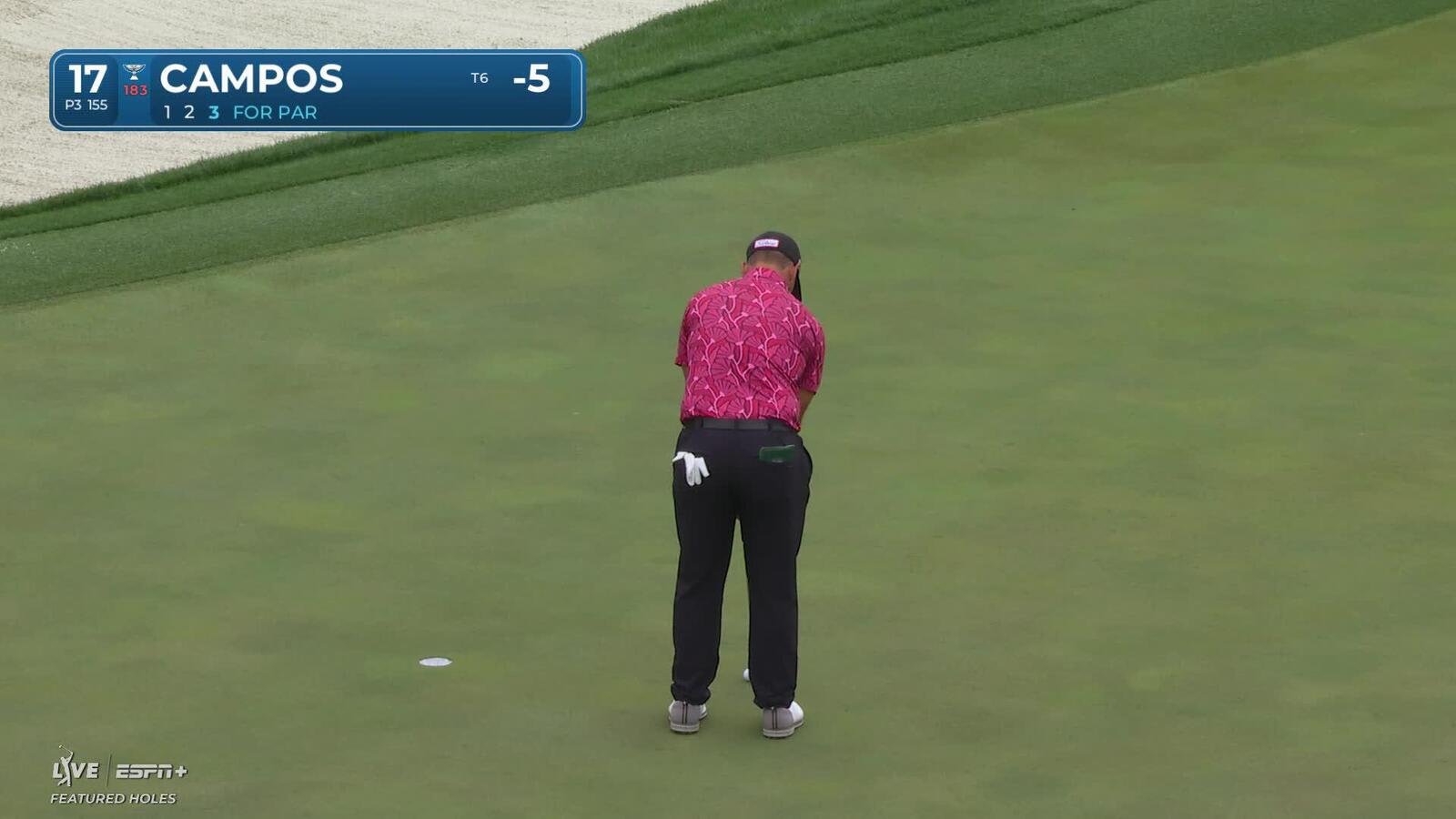 Rafael Campos | Round 1 | 17th hole | Shot 3 | 2025 THE CJ CUP