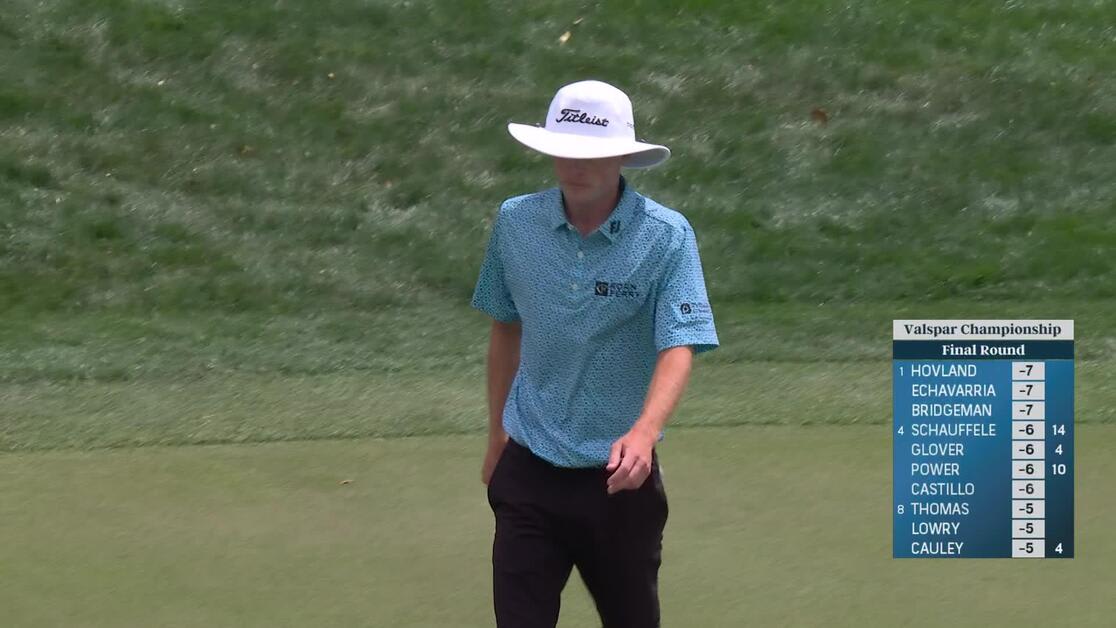 Joe Highsmith | Round 4 | 1st hole | Shot 4 | 2025 Valspar