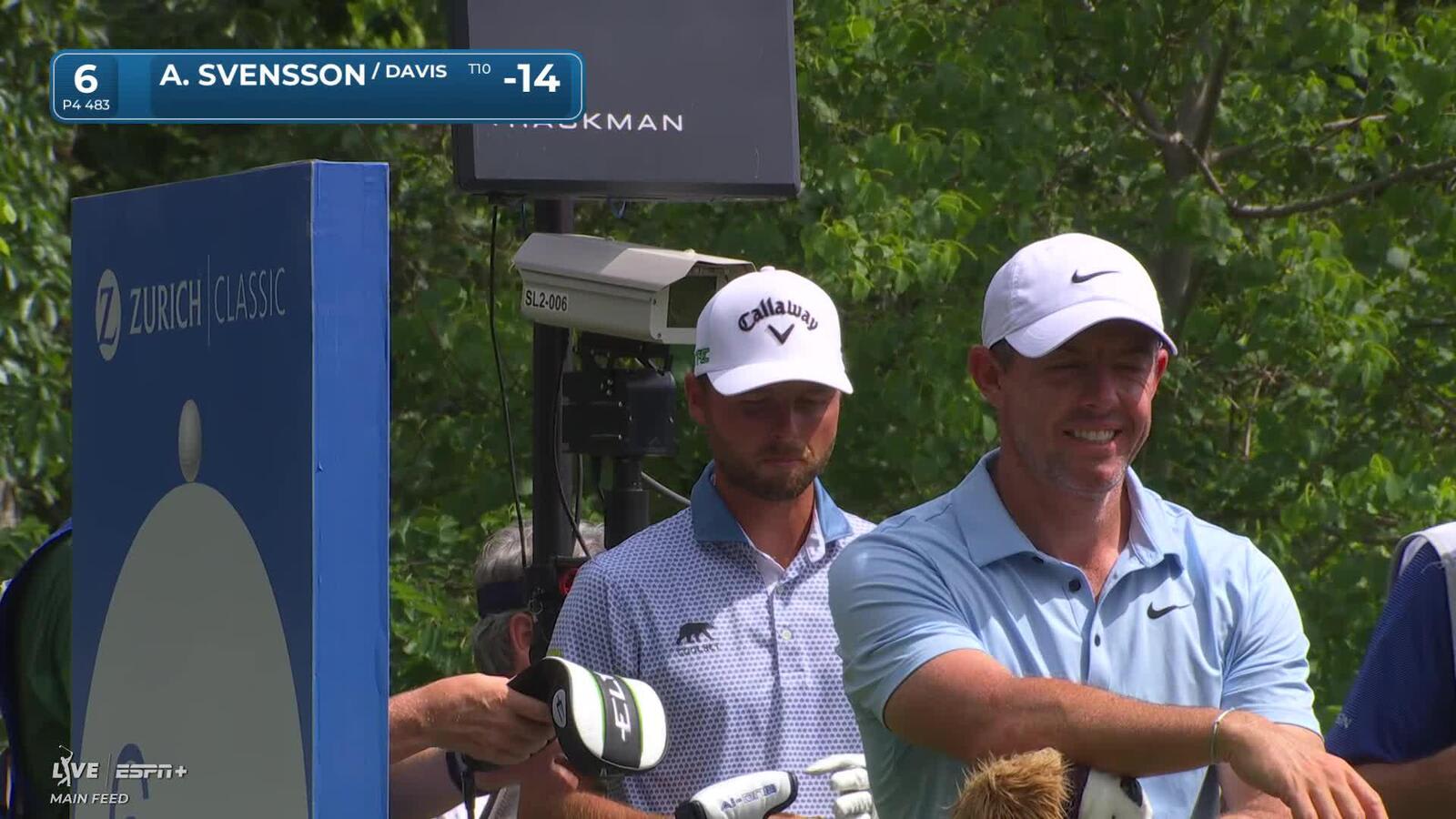Adam Svensson | Round 3 | 6th hole | Shot 1 | 2025 Zurich Classic