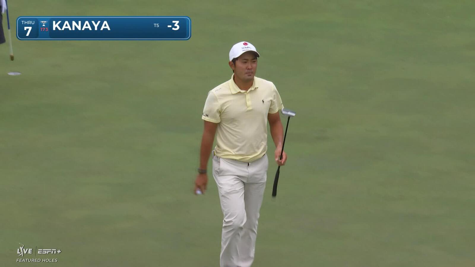 Takumi Kanaya | Round 1 | 7th hole | Shot 3 | 2025 THE CJ CUP