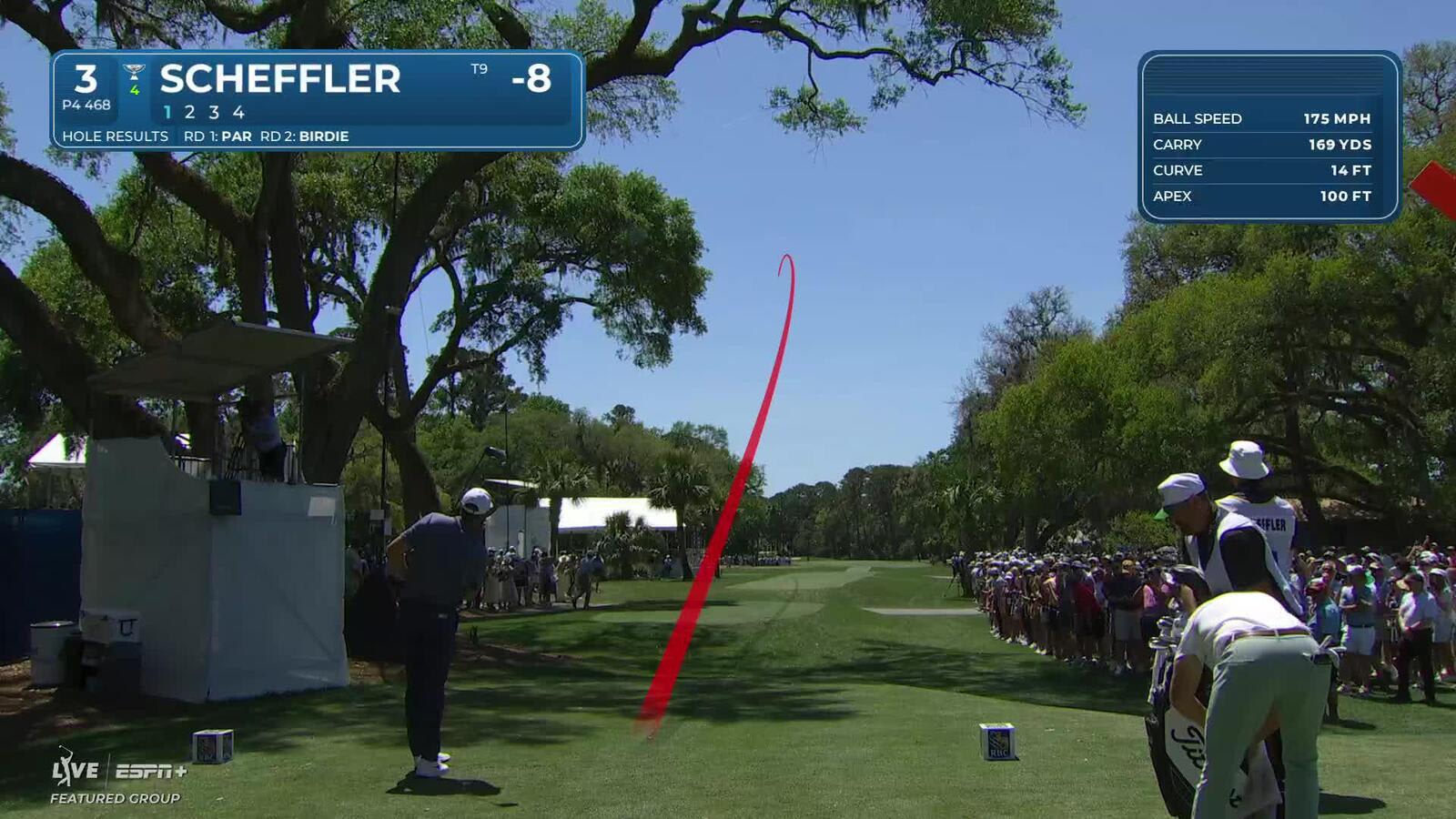 Scottie Scheffler | Round 3 | 3rd hole | Shot 1 | 2025 RBC Heritage