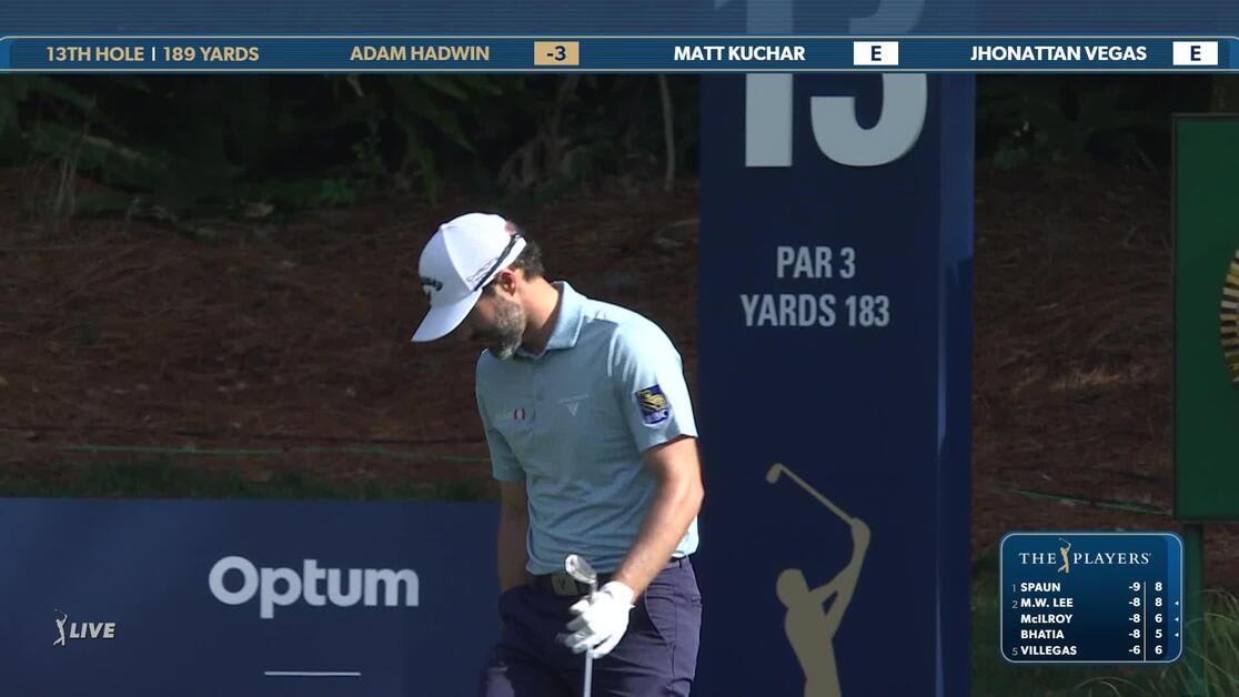 Adam Hadwin | Round 2 | 13th hole | Shot 1 | 2025 THE PLAYERS