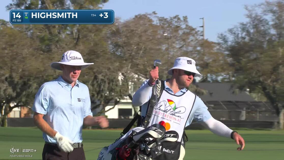 Joe Highsmith | Round 1 | 14th hole | Shot 1 | 2025 Arnold Palmer