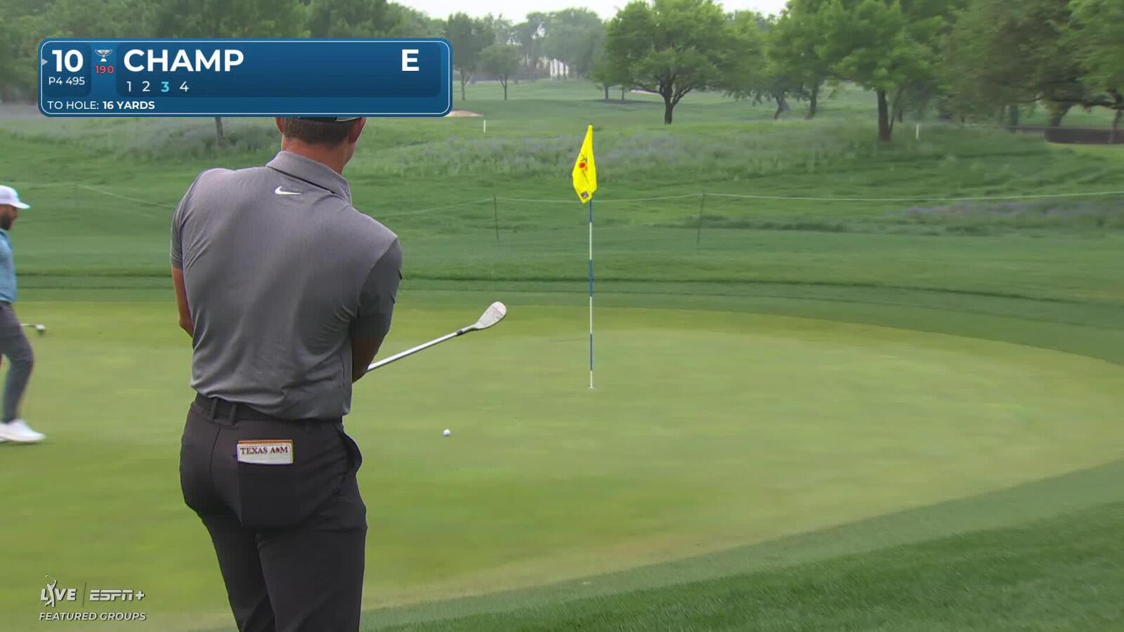 Cameron Champ | Round 1 | 10th hole | Shot 3 | 2025 THE CJ CUP