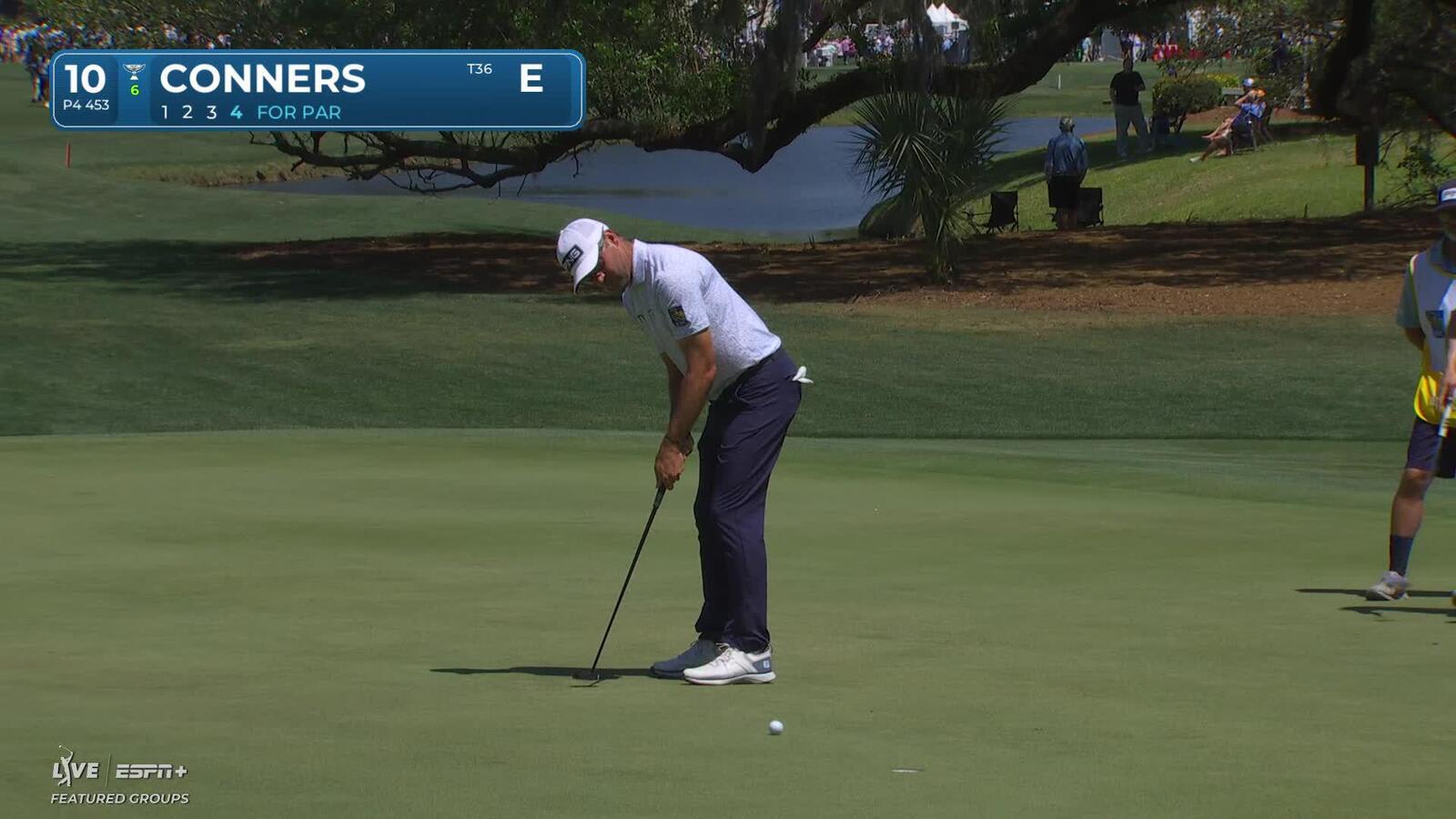 Corey Conners | Round 1 | 10th hole | Shot 5 | 2025 RBC Heritage