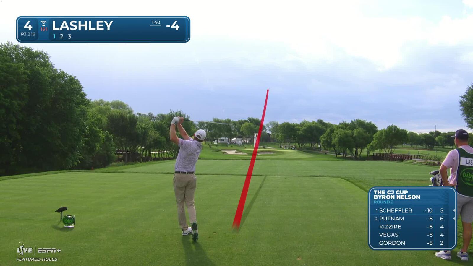 Nate Lashley | Round 2 | 4th hole | Shot 1 | 2025 THE CJ CUP