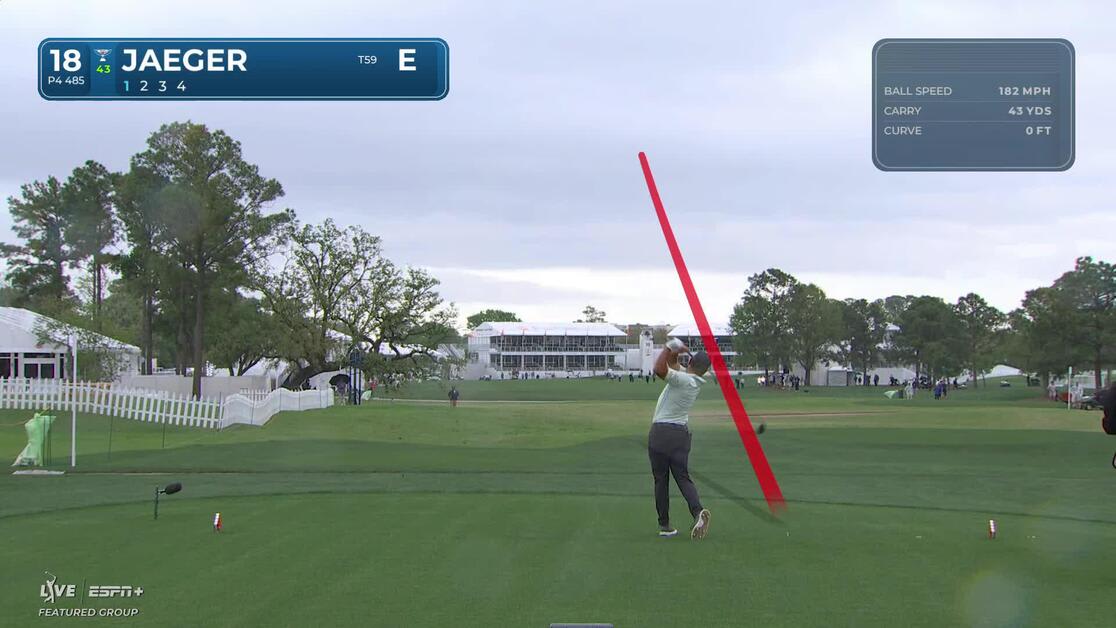 Stephan Jaeger | Round 1 | 18th hole | Shot 1 | 2025 Houston Open