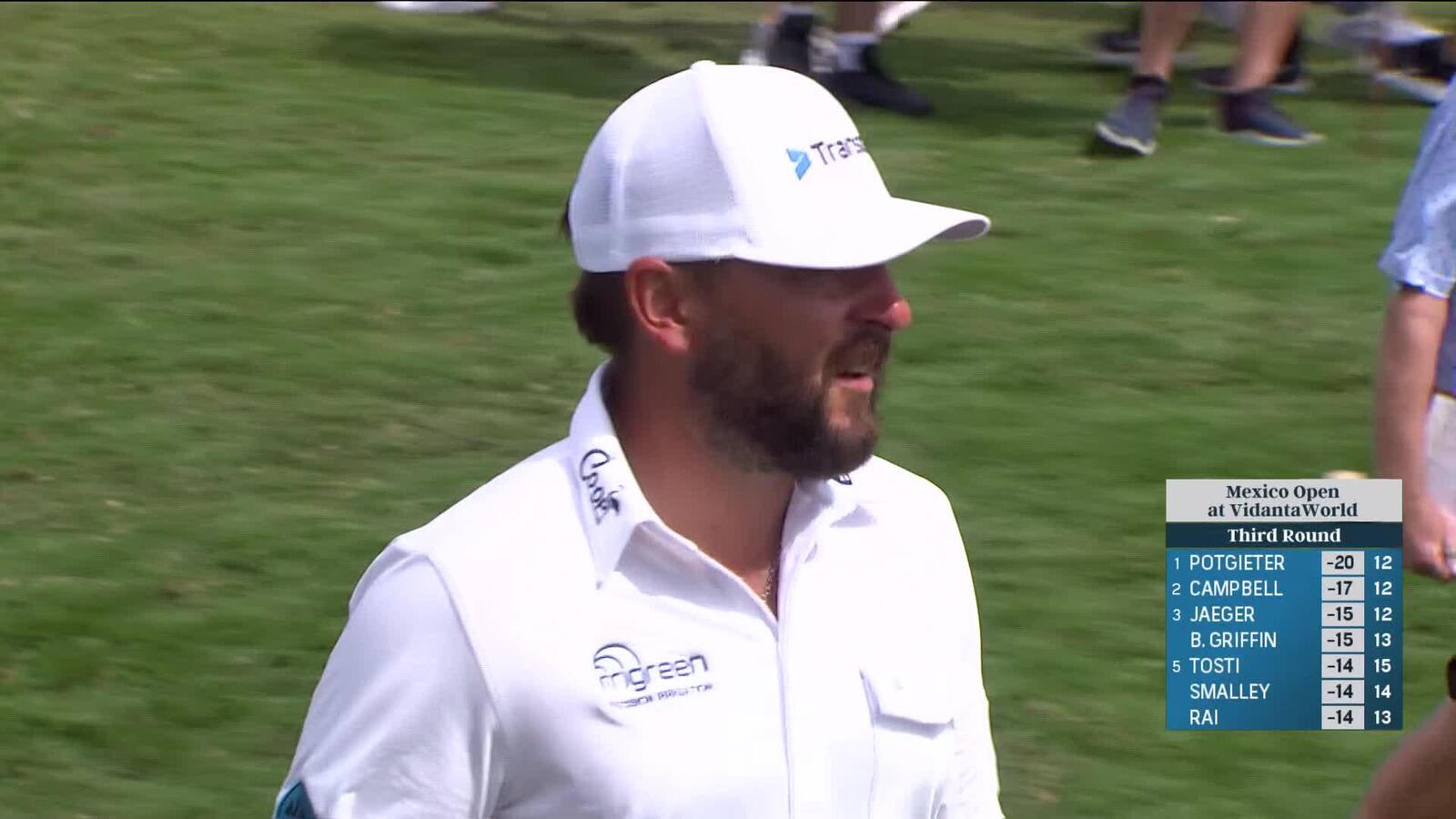 Stephan Jaeger | Round 3 | 13th hole | Shot 1 | 2025 Mexico Open