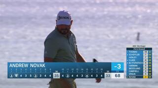 Andrew Novak | Round 1 | 4th hole | Shot 3 | 2025 RBC Heritage