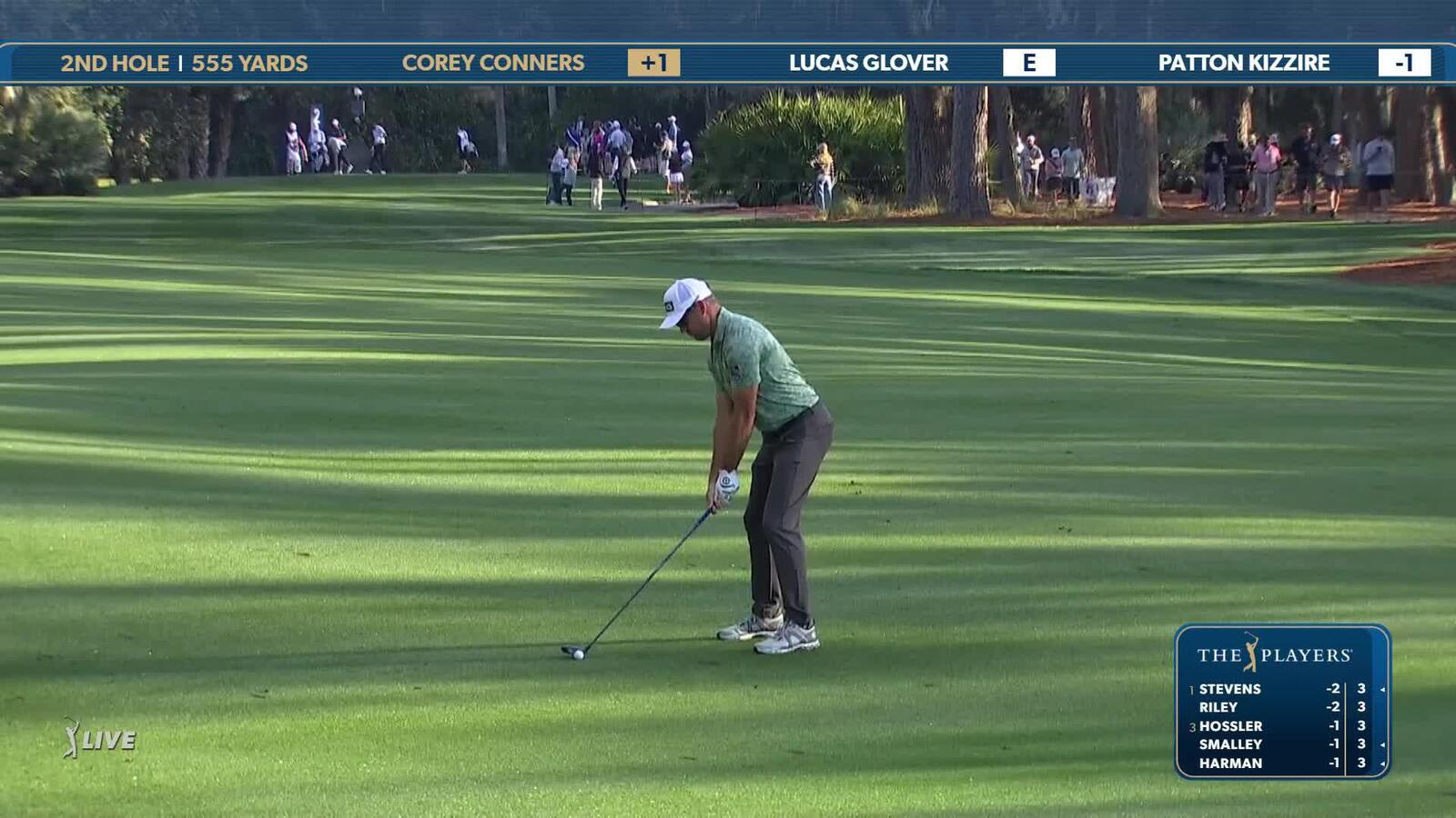 Corey Conners | Round 1 | 2nd hole | Shot 2 | 2025 THE PLAYERS