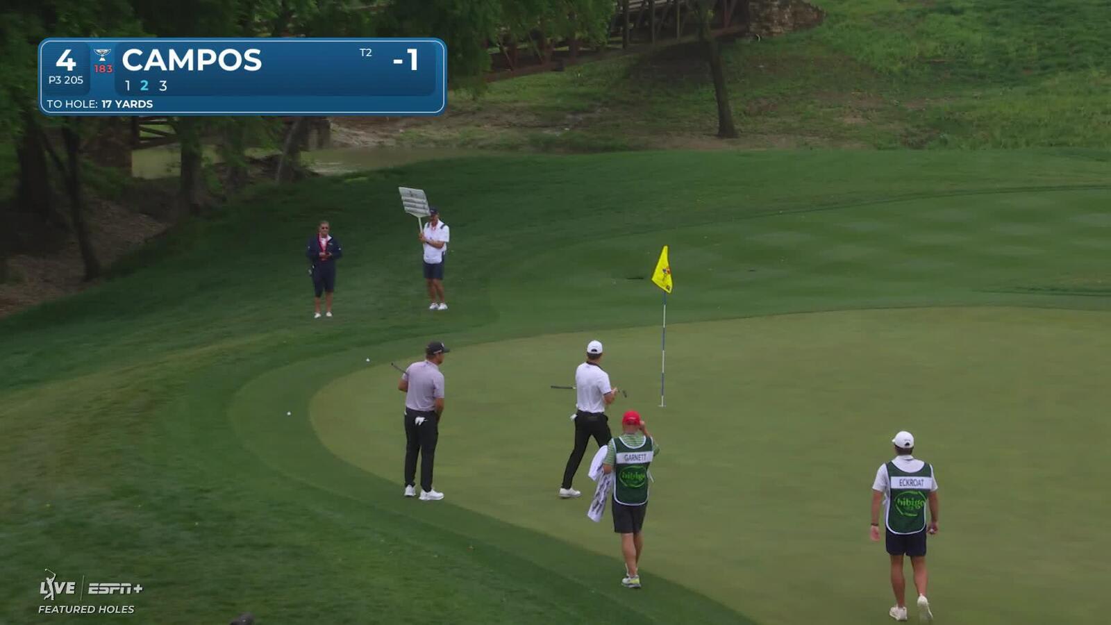 Rafael Campos | Round 1 | 4th hole | Shot 2 | 2025 THE CJ CUP