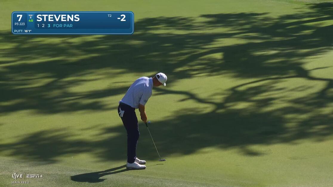 Sam Stevens | Round 1 | 7th hole | Shot 4 | 2025 RBC Heritage