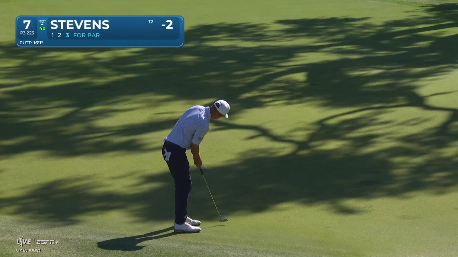 Sam Stevens | Round 1 | 7th hole | Shot 4 | 2025 RBC Heritage