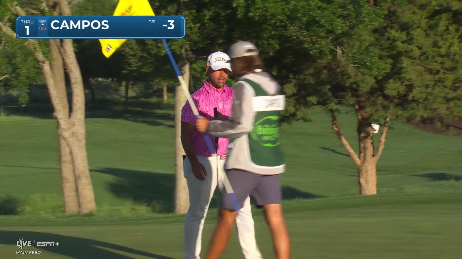 Rafael Campos | Round 4 | 1st hole | Shot 6 | 2025 THE CJ CUP