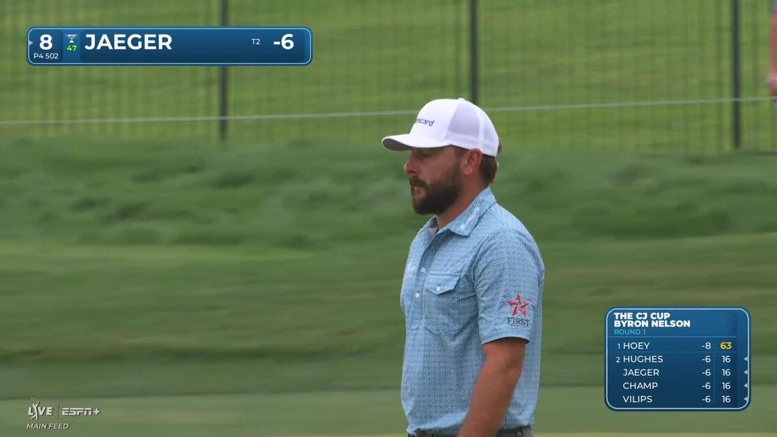 Stephan Jaeger | Round 1 | 8th hole | Shot 4 | 2025 THE CJ CUP