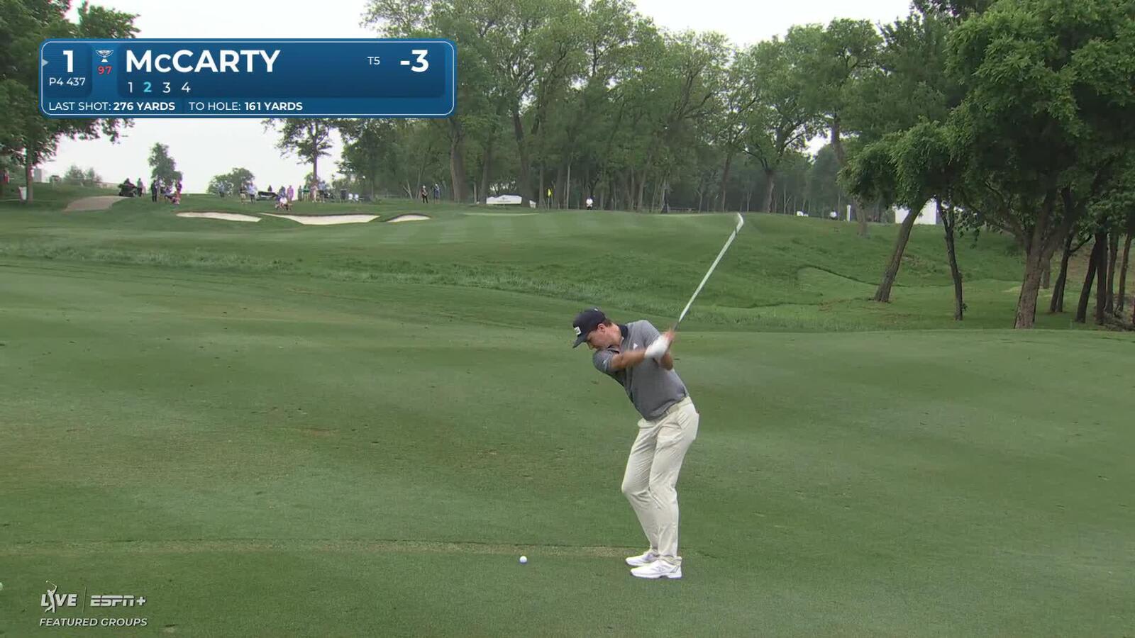 Matt McCarty | Round 1 | 1st hole | Shot 2 | 2025 THE CJ CUP