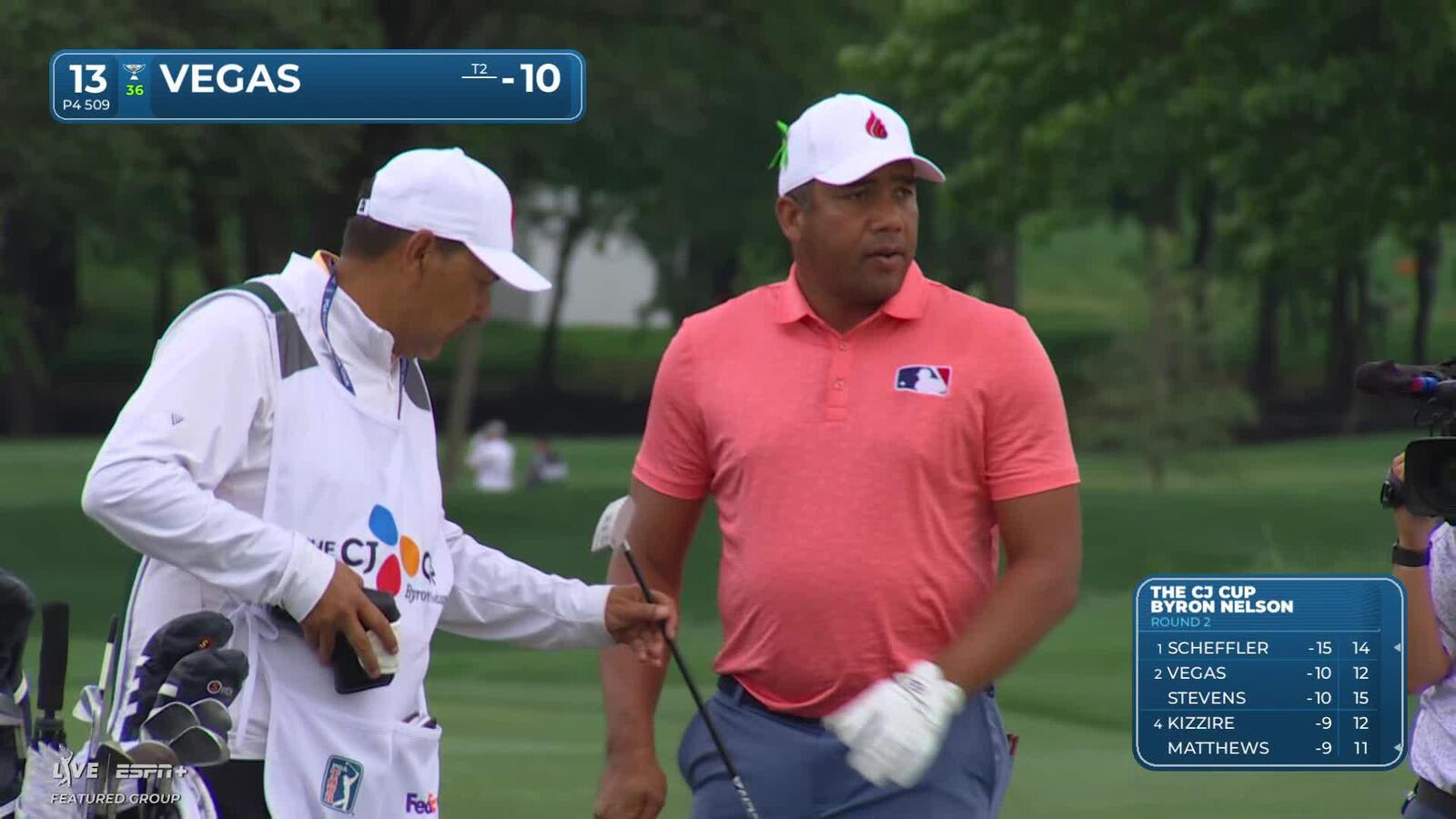 Jhonattan Vegas | Round 2 | 13th hole | Shot 3 | 2025 THE CJ CUP