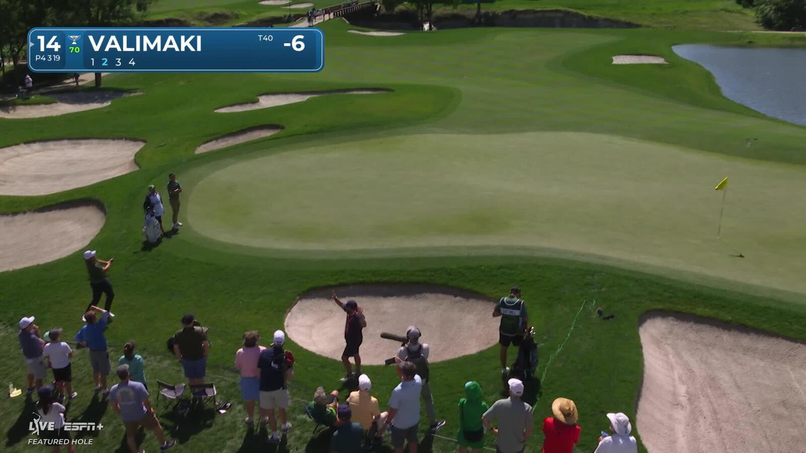 Sami Valimaki | Round 3 | 14th hole | Shot 2 | 2025 THE CJ CUP