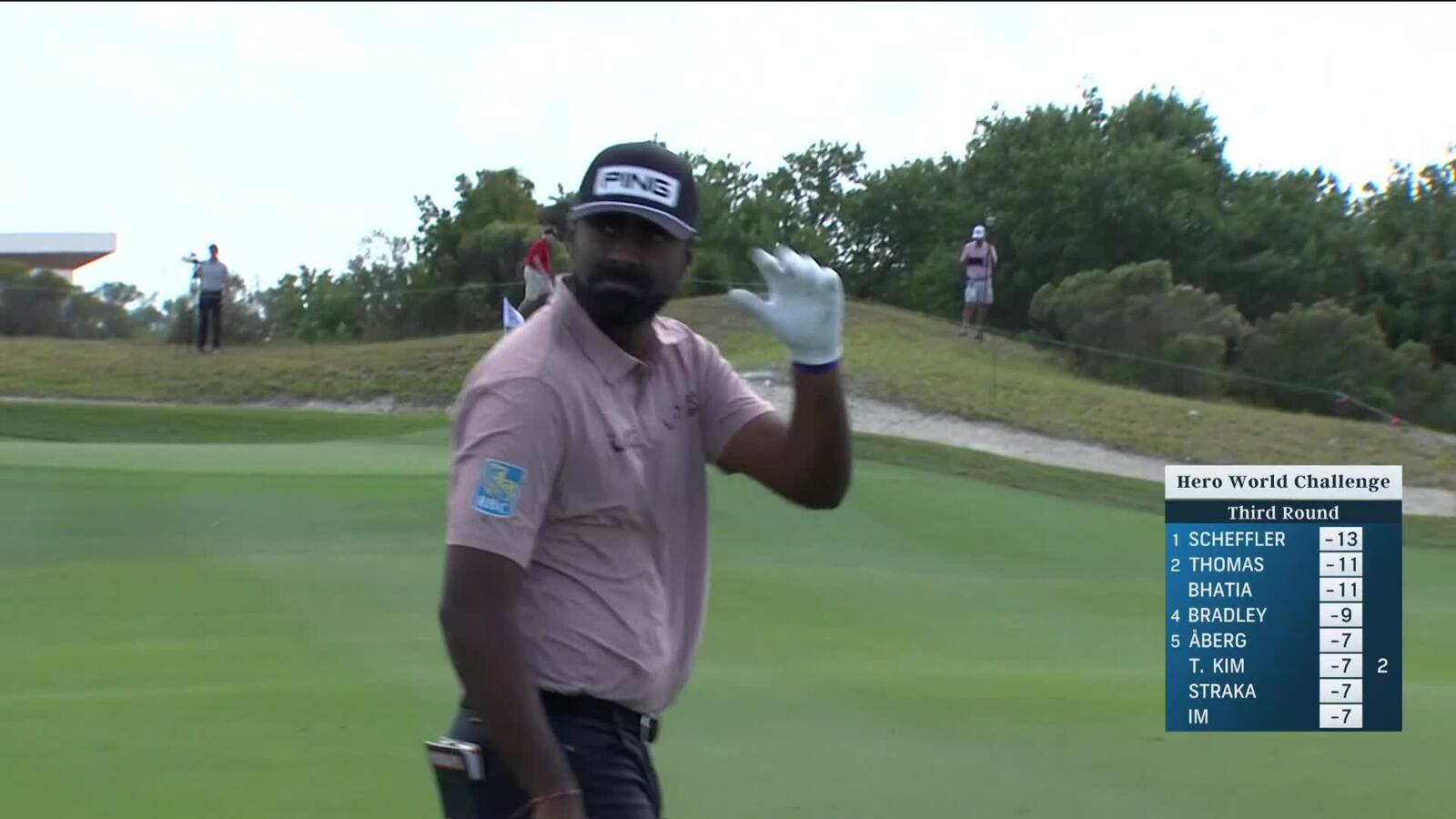 Sahith Theegala | Round 3 | 1st hole | Shot 2 | 2024 Hero World Challenge