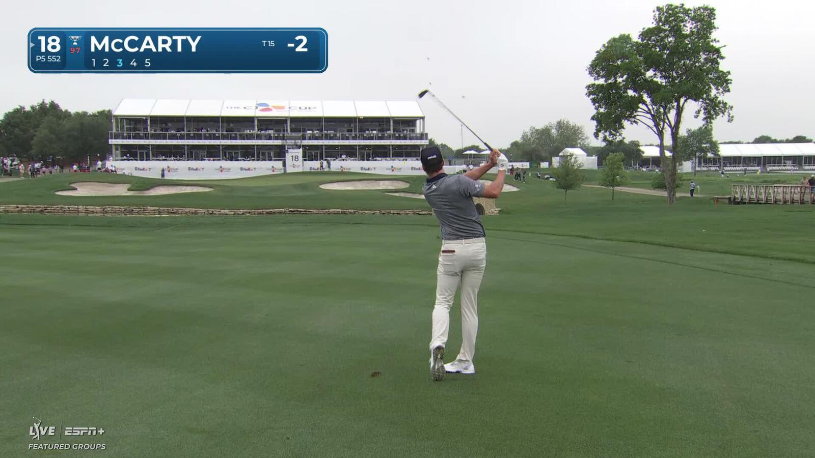 Matt McCarty | Round 1 | 18th hole | Shot 3 | 2025 THE CJ CUP