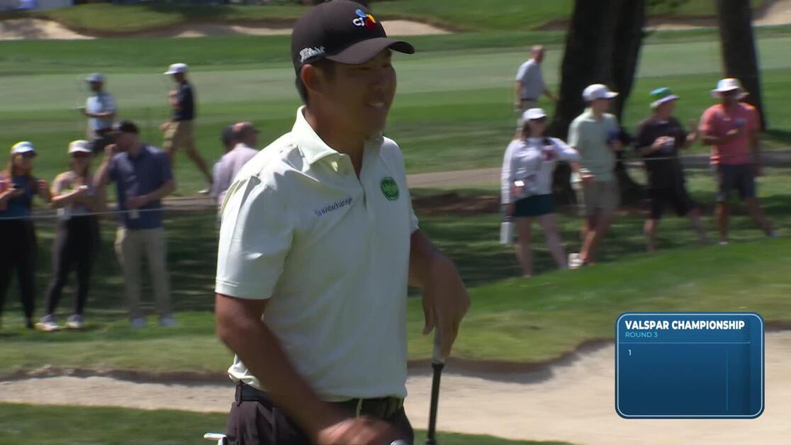 Byeong Hun An | Round 3 | 5th hole | Shot 4 | 2025 Valspar