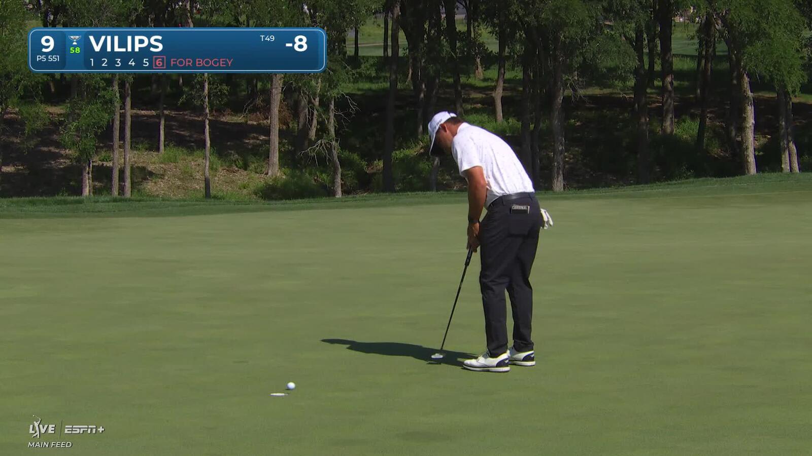 Karl Vilips | Round 4 | 9th hole | Shot 7 | 2025 THE CJ CUP