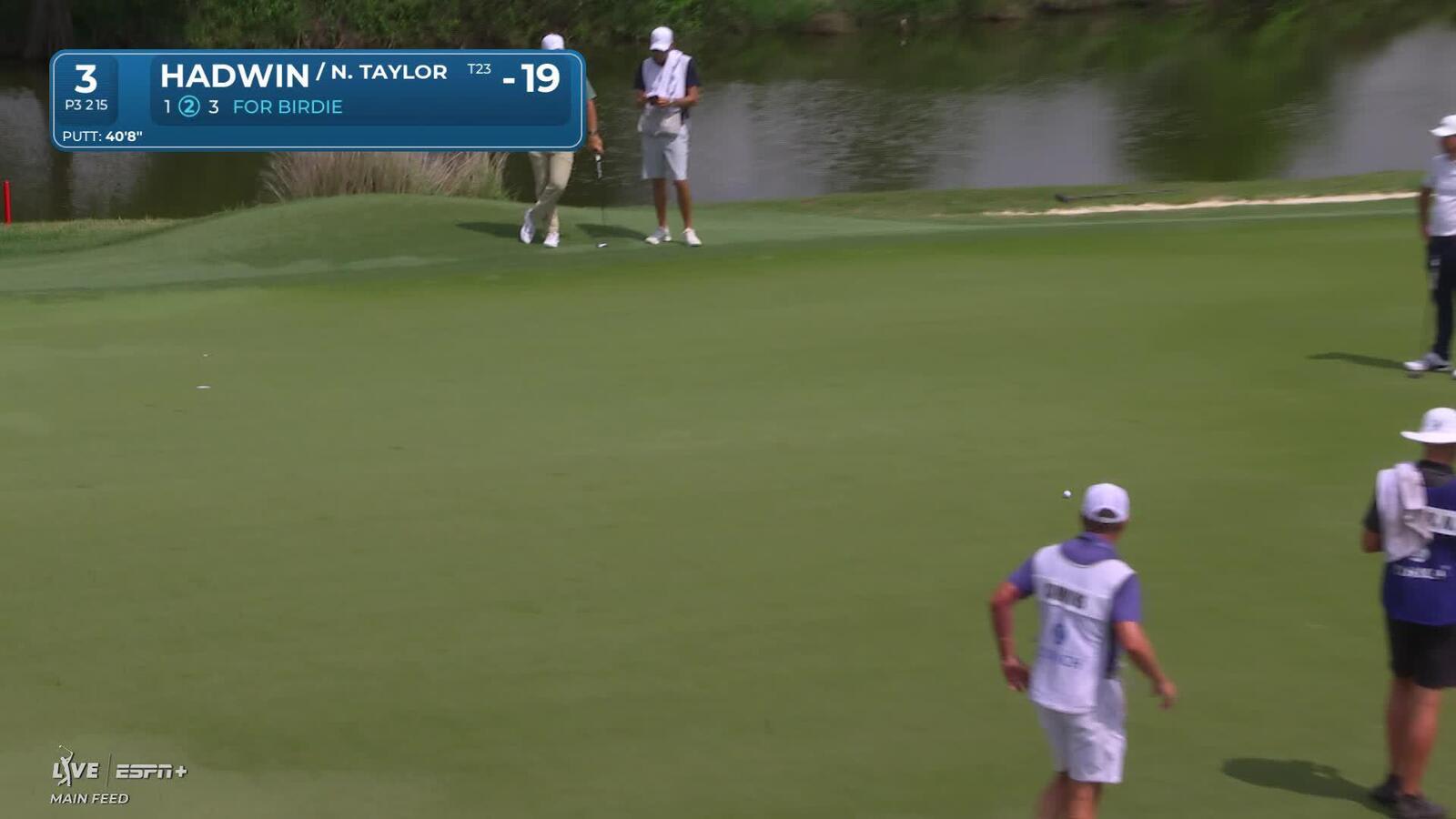 Adam Hadwin | Round 4 | 3rd hole | Shot 2 | 2025 Zurich Classic