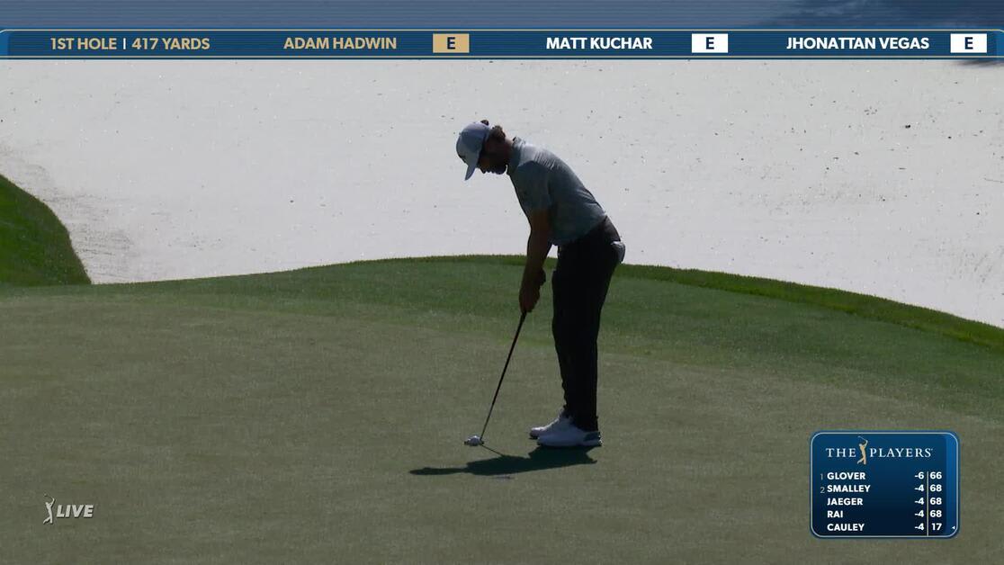 Adam Hadwin | Round 1 | 1st hole | Shot 4 | 2025 THE PLAYERS