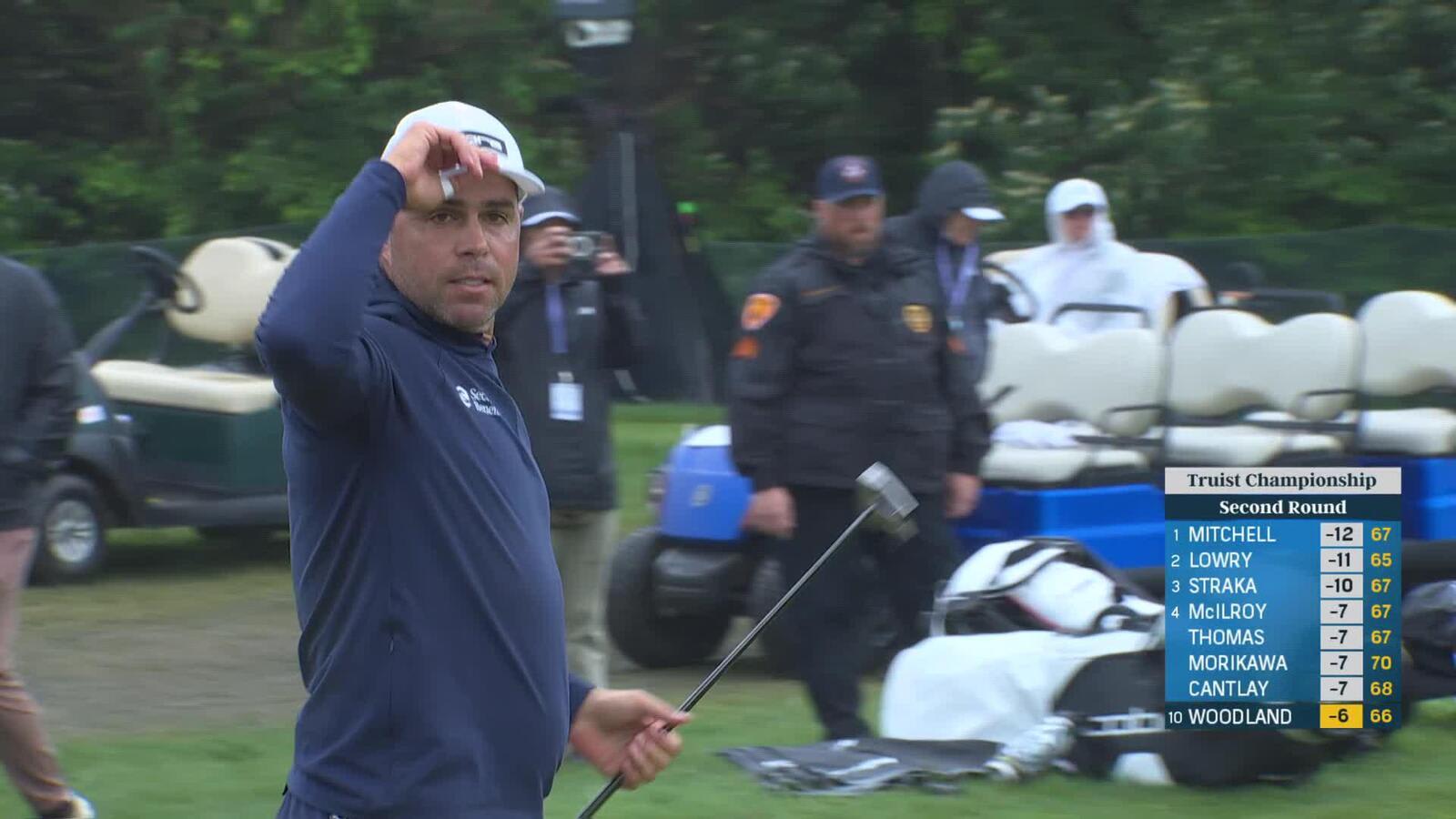 Gary Woodland | Round 2 | 9th hole | Shot 4 | 2025 Truist Championship