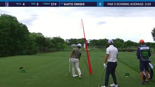 Kaito Onishi | Round 2 | 17th hole | Shot 1 | 2025 THE CJ CUP