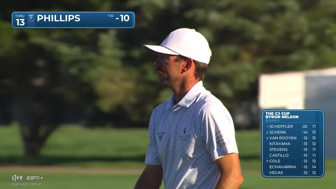 Chandler Phillips | Round 3 | 13th hole | Shot 5 | 2025 THE CJ CUP