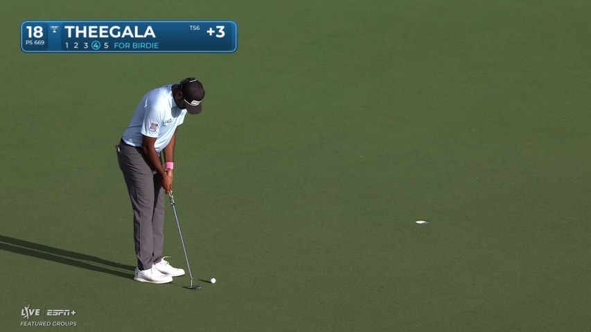 Sahith Theegala | Round 1 | 17th hole | Shot 3 | 2025 Sentry