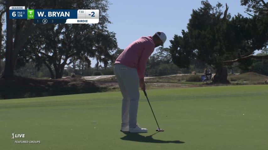 Wesley Bryan | Round 2 | 2nd hole | Shot 2 | 2024 The RSM Classic
