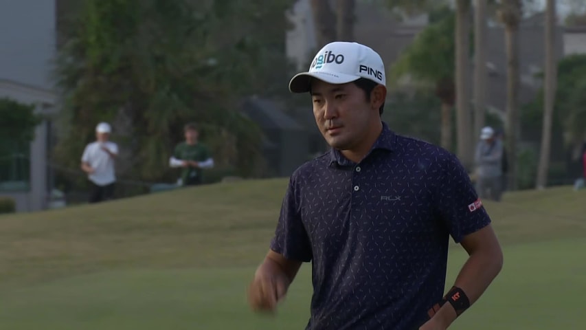 Takumi Kanaya | Round 3 | 11th hole | Shot 4 | 2024 PGA TOUR Q-School