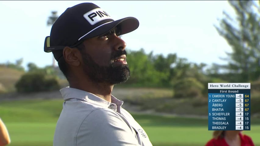 Sahith Theegala | Round 1 | 7th hole | Shot 2 | 2024 Hero World Challenge