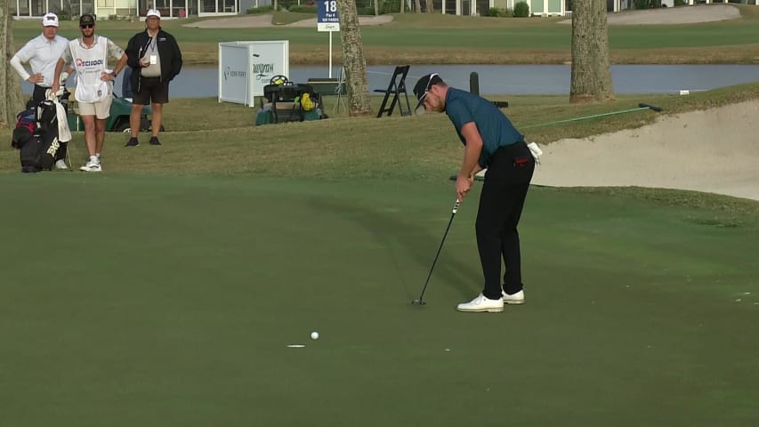 Alistair Docherty | Round 3 | 6th hole | Shot 2 | 2024 PGA TOUR Q-School