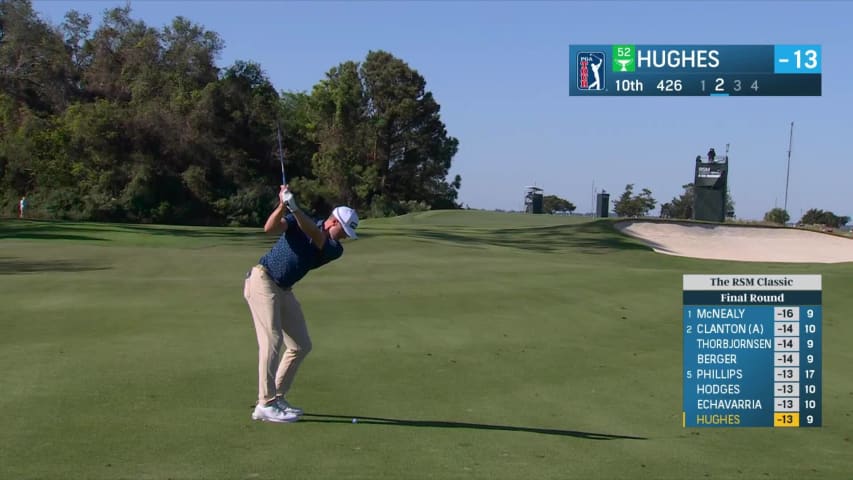 Mackenzie Hughes | Round 4 | 3rd hole | Shot 2 | 2024 The RSM Classic