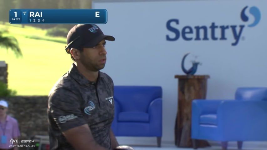 Aaron Rai | Round 1 | 17th hole | Shot 3 | 2025 Sentry