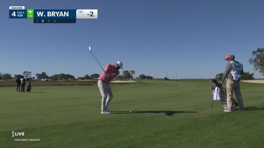 Wesley Bryan | Round 2 | 3rd hole | Shot 3 | 2024 The RSM Classic