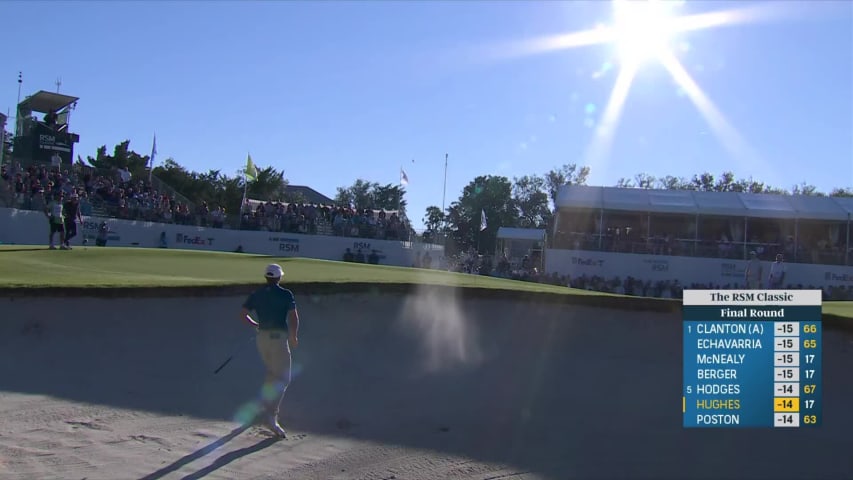 Mackenzie Hughes | Round 4 | 3rd hole | Shot 3 | 2024 The RSM Classic