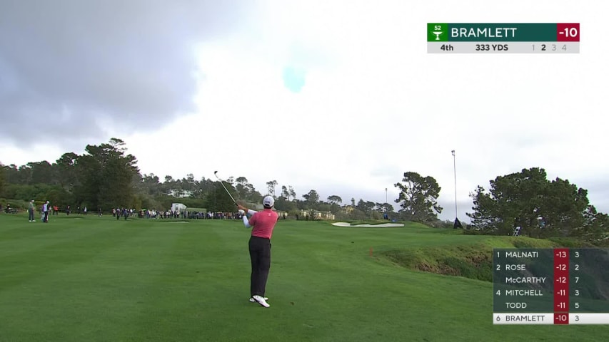 Joseph Bramlett | 2023 AT&T Pebble Beach | Round 4 | 18th hole | Shot 2