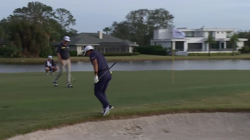 Takumi Kanaya | Round 3 | 7th hole | Shot 2 | 2024 PGA TOUR Q-School