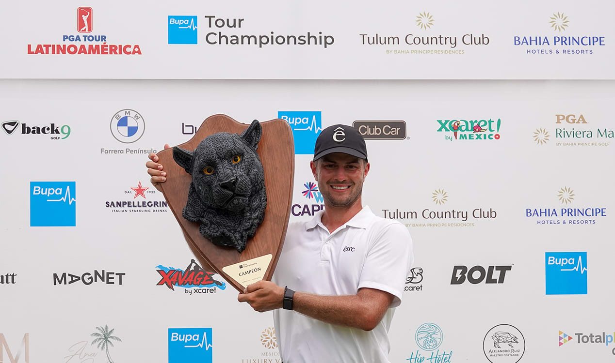 Chandler Blanchet won the 2023 Bupa Tour Championship - SportsHistori