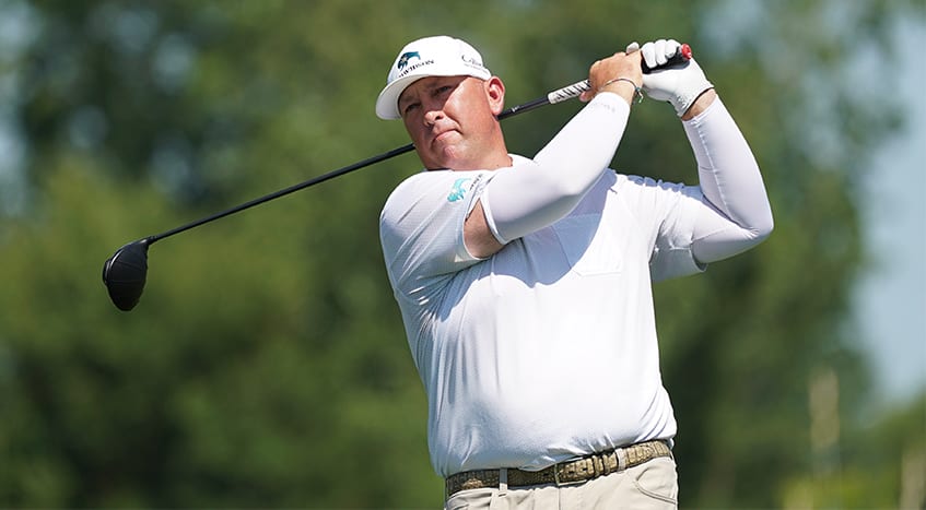 Gutschewski, Loar lead in suspended second round at Ellie Mae Classic ...