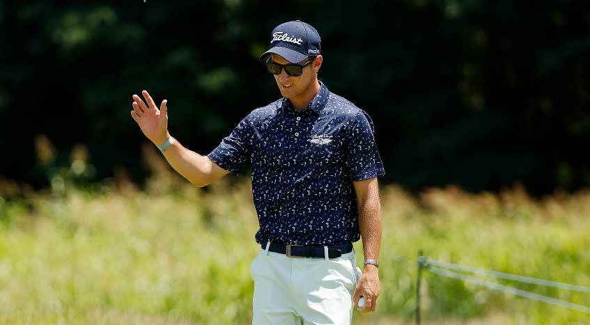 Rookie Tim Widing takes one-shot lead at Compliance Solutions ...