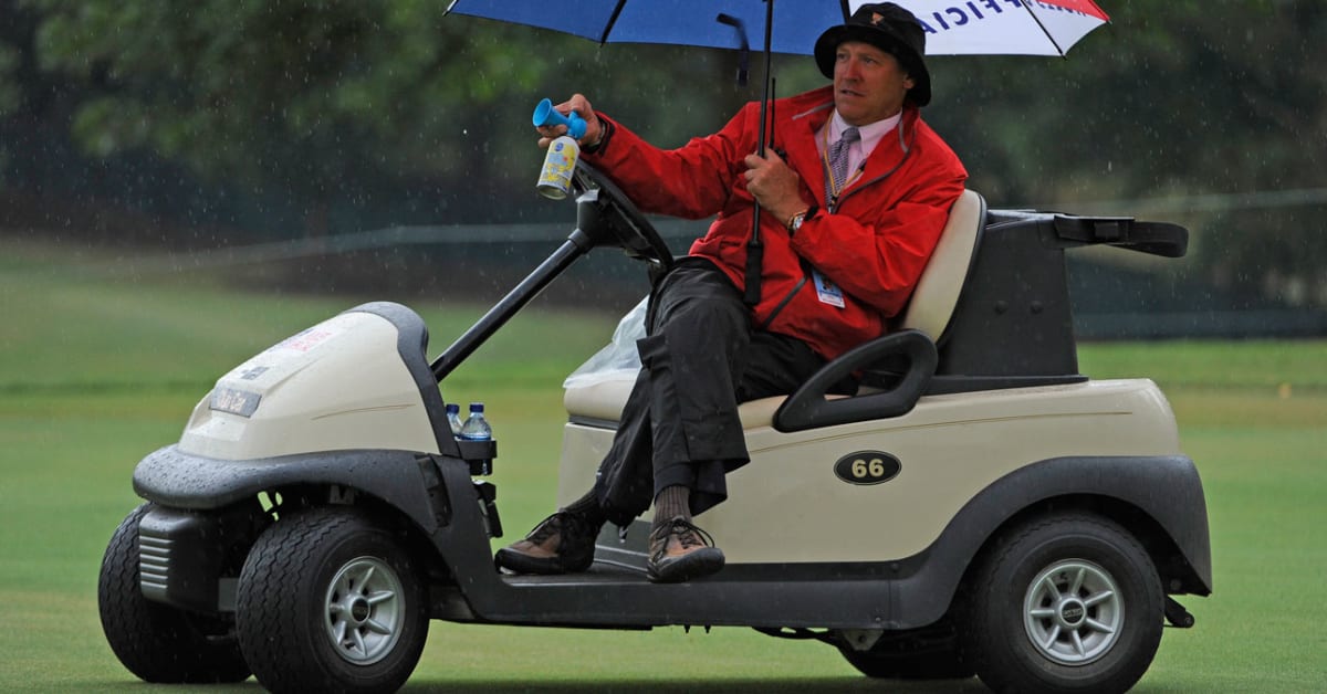 Before working PGA TOUR events, Mark Dusbabek was an NFL linebacker