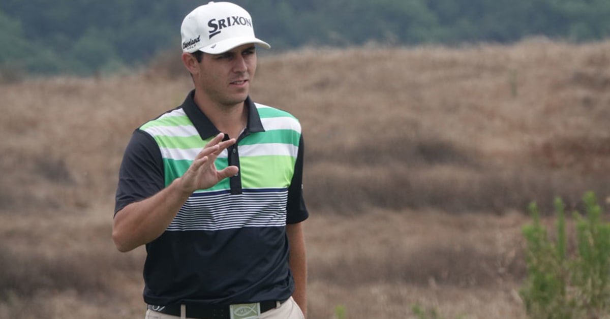 Matt Atkins takes lead in fog-shortened first round at Ellie Mae ...