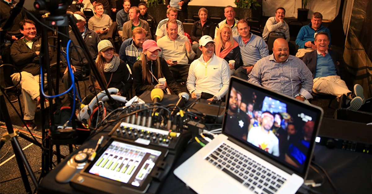 The night Rory McIlroy watched boxing in the media center - PGA TOUR